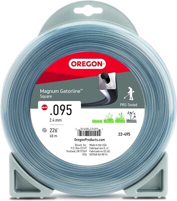 Oregon 22-495 Magnum Gatorline Square Trimmer Line .095" by 226 ...