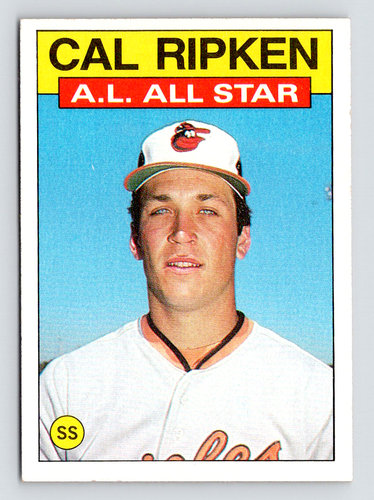 1985 Topps Card, #715 Cal Ripken, A.L. All Star, Game Winning RBI ...