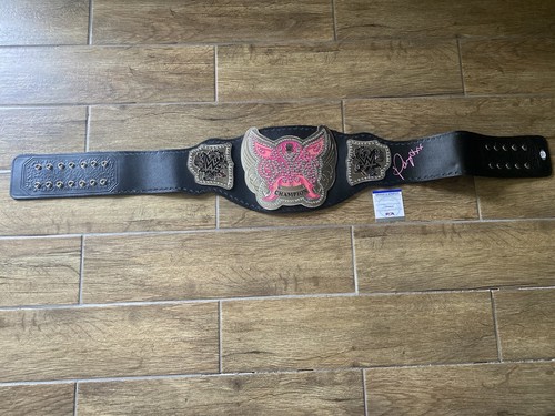 wwe divas championship belt autographed Paige PSA Authenticated | eBay