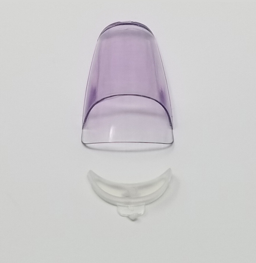 24 Aquarium Nails AQUA Purple Acrylic False Nail Art Tips Syringe ...