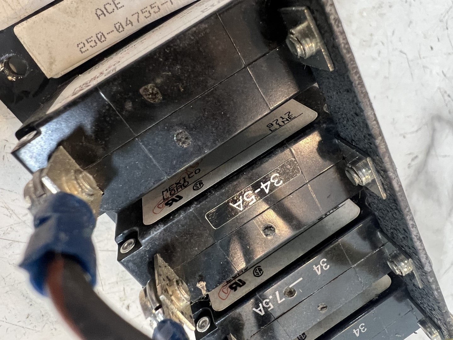 98 Crownline 266 CCR Boat dash panel light switch switches water pump ...