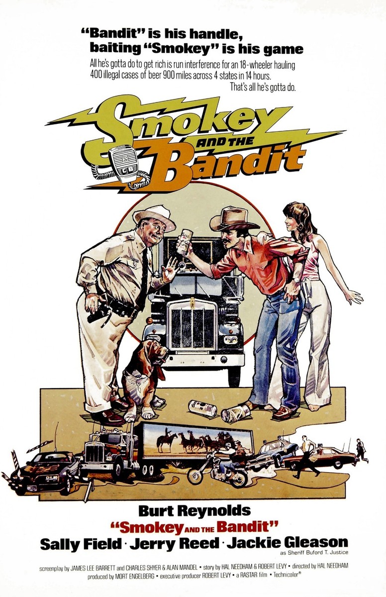 Smokey Et Le Bandit Affiche De Voiture Du Film Smokey Et Le Bandit,