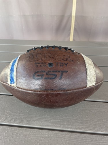 wilson gst leather football youth 12-14 | eBay