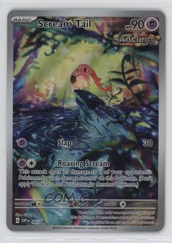Scream Tail Pokémon Scarlet & Violet Black Star Promo #065 0c9m | eBay