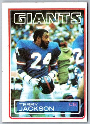 1983 Topps Terry Jackson #127 Football Card | eBay