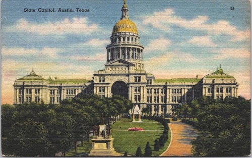 USA State Capitol Austin Texas Linen Postcard 09.49 | eBay