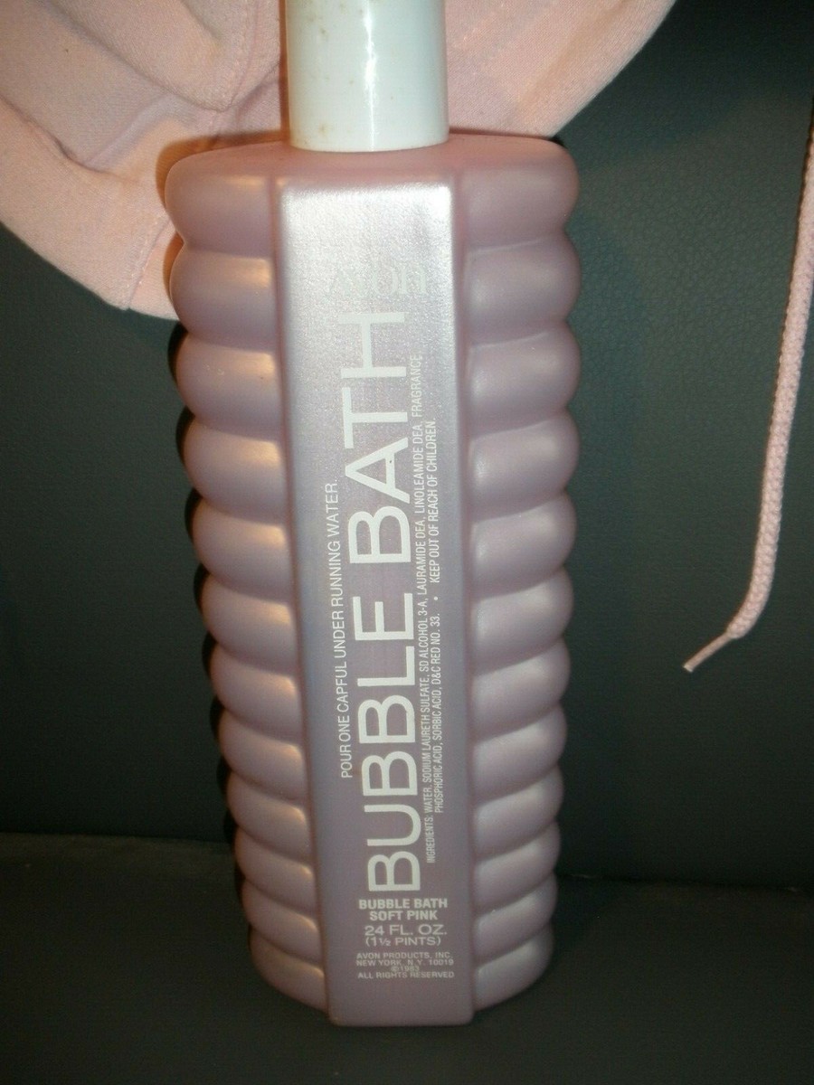 Pink Bubble Bath Bottle