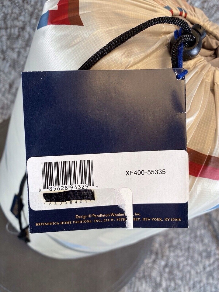 Pendleton Blanket Packable Throw White Sands Travel Outdoor Camp 50x70 NEW | eBay