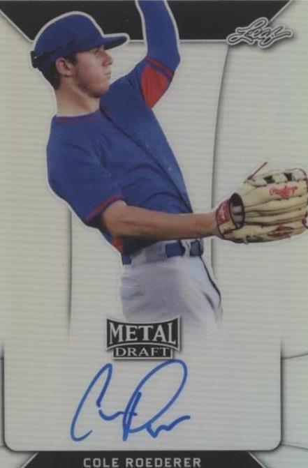 2018 Leaf Metal Draft - Cole Roederer #BA-CR1 (AU, RC) for sale online ...