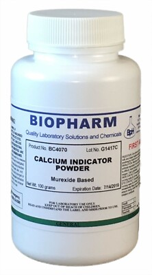 Calcium Indicator Powder (Murexide Based) 100 Grams | eBay