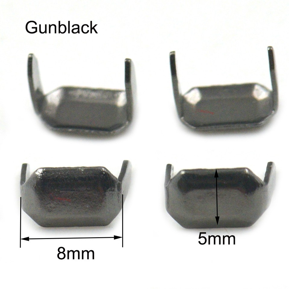 8mm Brass Staple Leather Belt Loop Fastener Holder Leather craft DIY ...