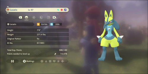 Pokemon Legends Arceus 6 IV Shiny Alpha LUCARIO | eBay