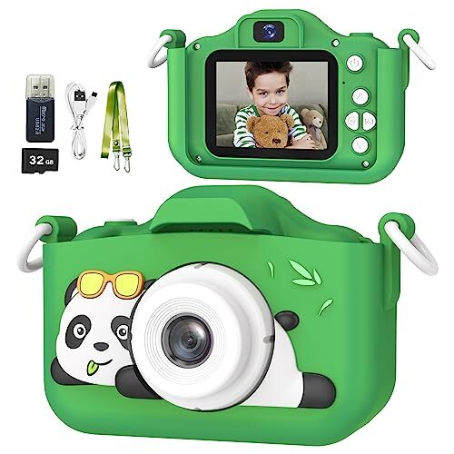 Kids Camera Toys for 3-12 Years Old Boys Girls Children,Portable Panda ...