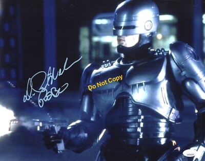 PETER WELLER signed 11x14 Photo ROBOCOP 1987 Movie JSA Authentication ...