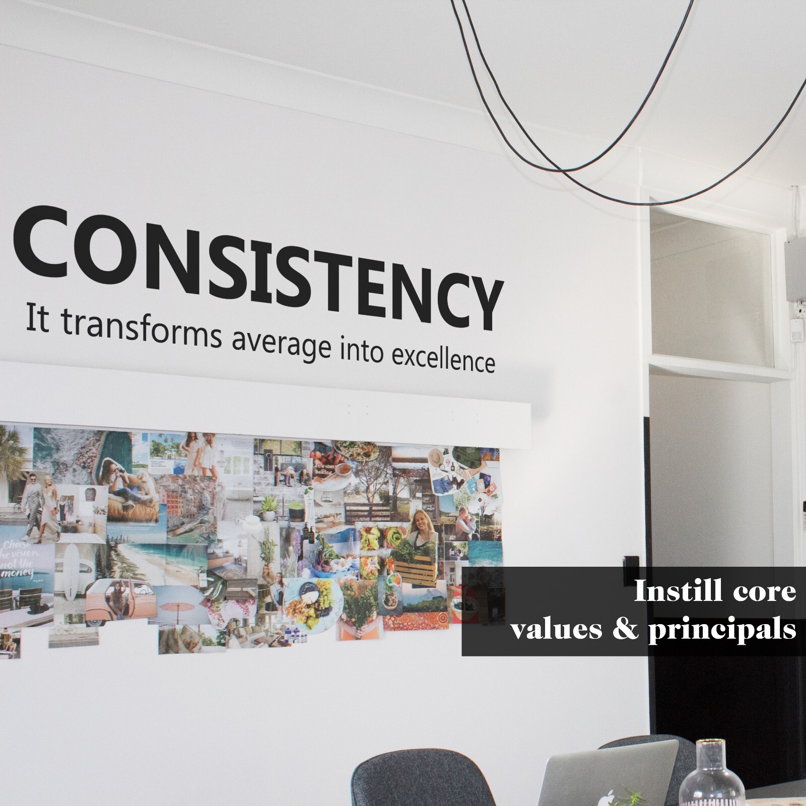 Consistency Wall Decal Sticker Office Decor Quote Vinyl Inspirational ...