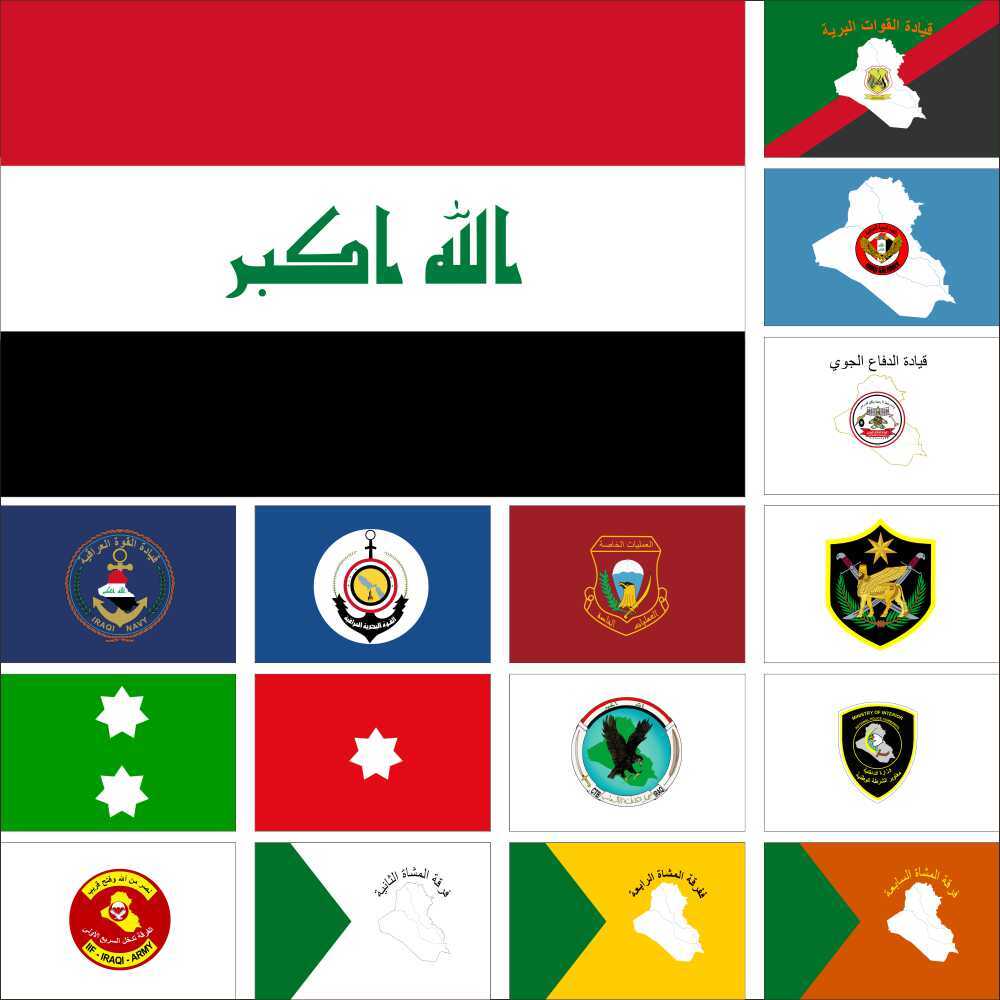 Iraq Flag Colors