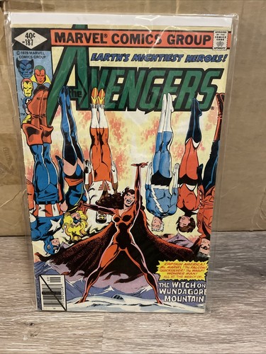 Avengers 187 VG Iron Man Captain America Thor Hawkeye Vision | eBay