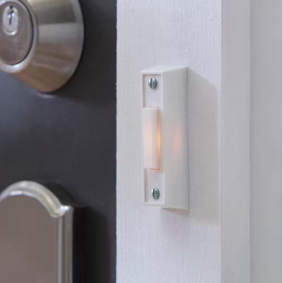 Defiant Wired Contractor Doorbell Kit with 2 Wired Push Buttons, White ...