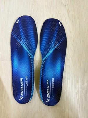 New Bauer Aetrex Skate Orthotic Hockey Insoles Senior Sizes 8 FIT B ...