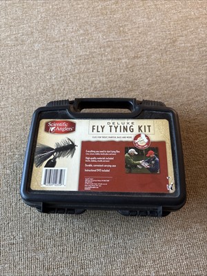 Scientific Anglers Deluxe Fly Tying Kit for Fly Fishing - Tools And ...