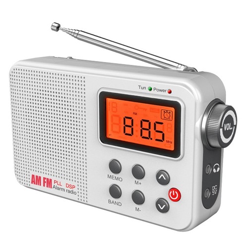 Retro Radio Battery/Plug-in Operated FM AM SW World Receiver Radio ...