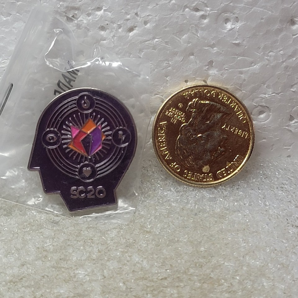 SC20 Convention Head Shape Pinback Button Enamel Lapel Pin | eBay