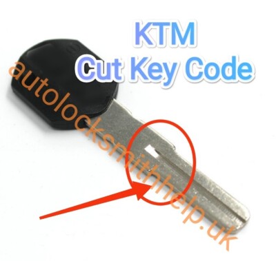 KTM motorcycle keys cut to code, key codes between Z2001 - Z9416 | eBay