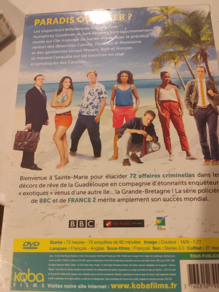 Death in Paradise (Complete Series 1-9) NEW PAL 27-DVD Box Set Richard ...