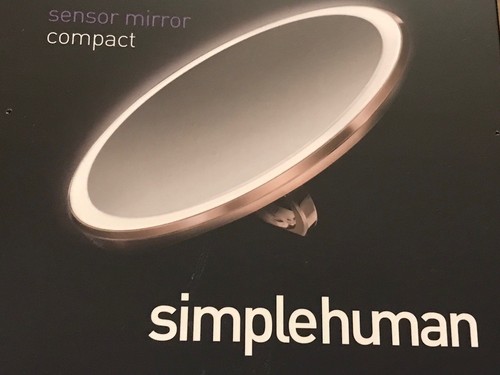 Simplehuman Sensor Mirror Compact 3x Rose Gold. 4” Brand New Sealed | eBay