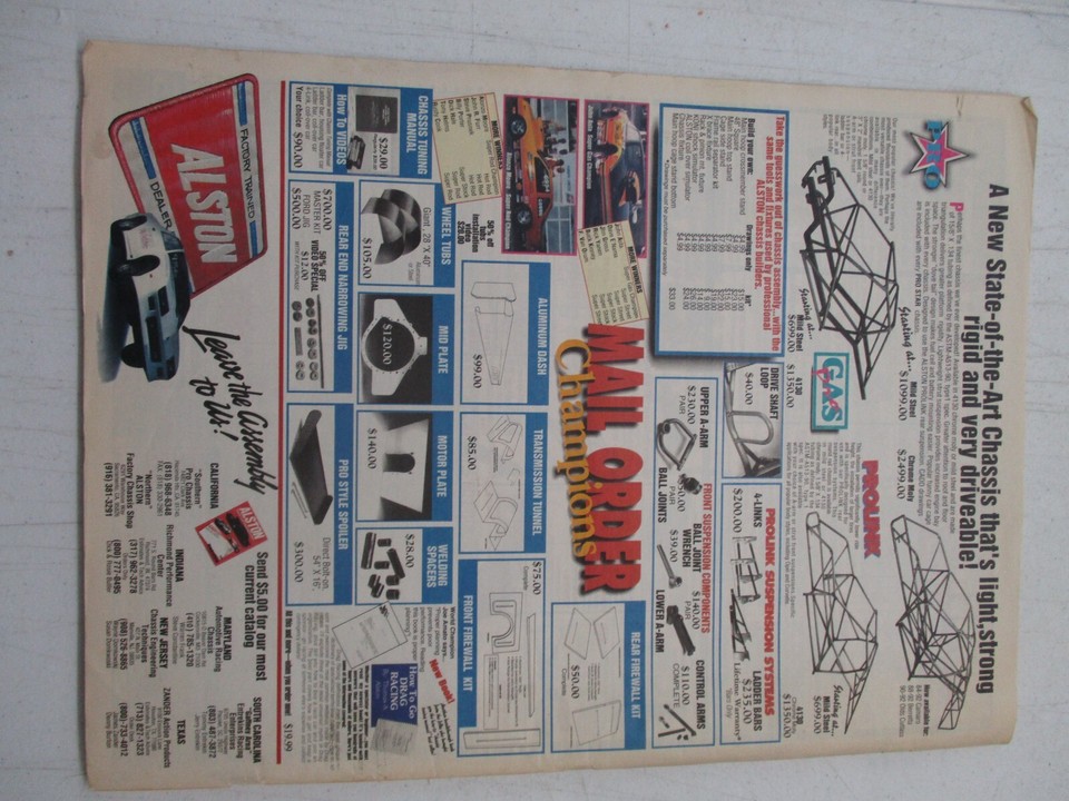 NATIONAL DRAGSTER MAGAZINE MAY 22, 1992 YONG RACERS AUSTIN COIL BLUE ...