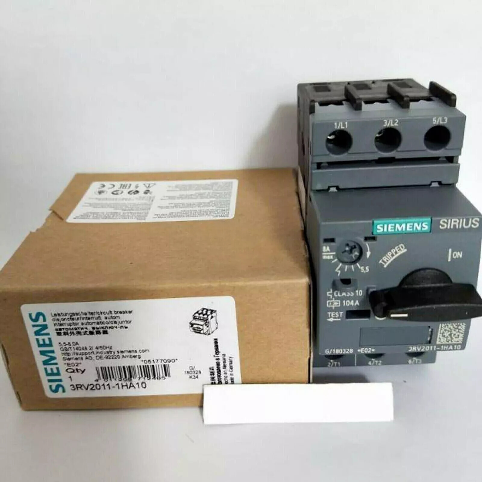 3RV2011-1HA10 New Siemens Circuit Breaker 3RV20111HA10 Fast delivery | eBay
