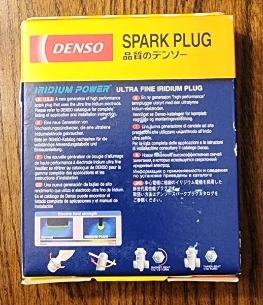 4 Pack Denso IKH20 5344 Iridium Power Spark Plugs | eBay