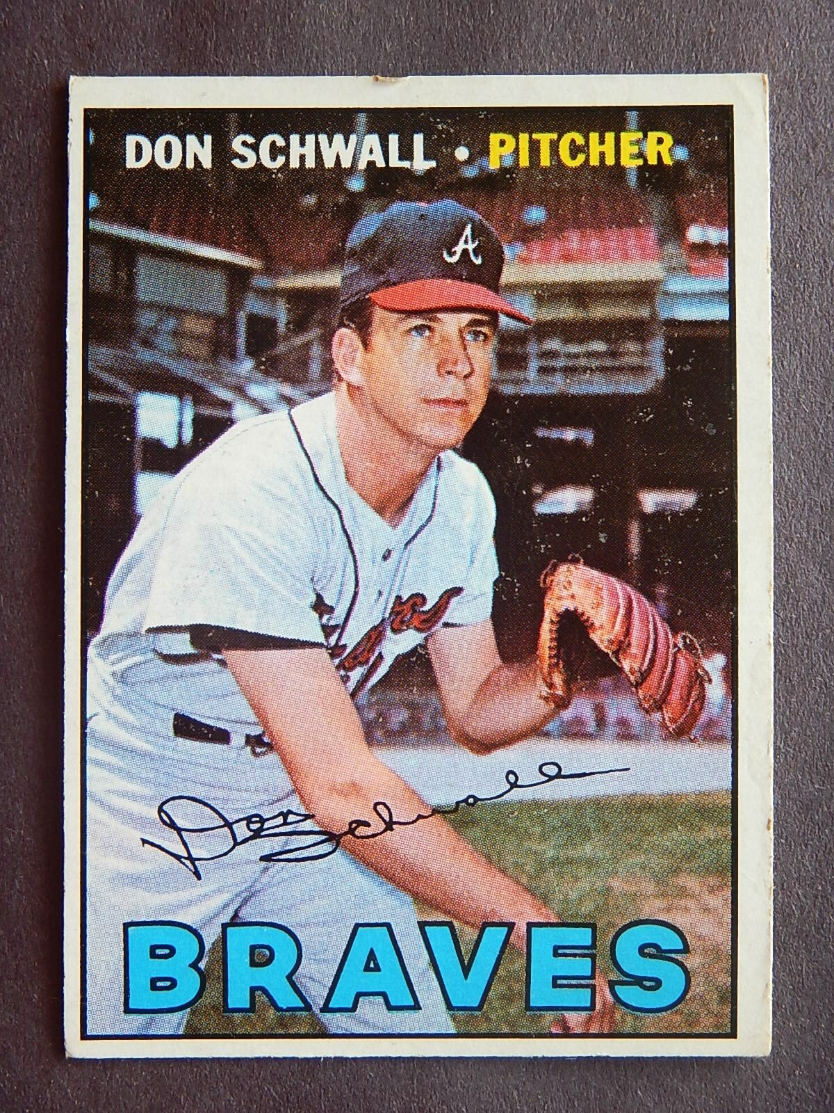 Don Schwall #267 Topps 1967 Baseball Card (Atlanta Braves) VG | eBay