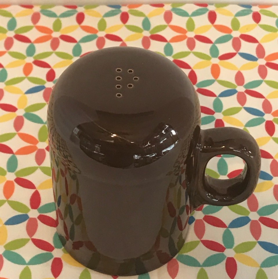 Fiestaware Chocolate Rangetop Pepper Shaker Fiesta Retired Brown Range ...