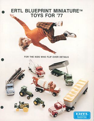 1977 Ertl Blueprint Miniature Toys Catalog Advertisement Die Cast ...