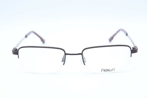 New! FLEXON E 1004 210 Brown Authentic Eyeglass Frames 51-19-140 E1004 ...