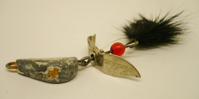 Rare Vintage Fishing Lure Heddon SAINT Spinner | eBay