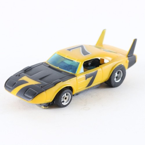 Aurora AFX Daytona Charger FLAMETHOWER Superbird #7 HO Slotless Slot ...