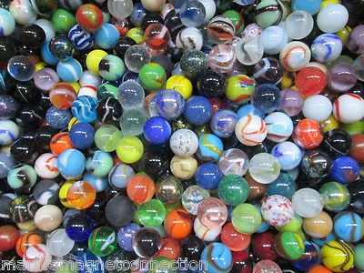 Marbles 1 pound of special collection 5/8" fancy mix marbles | eBay