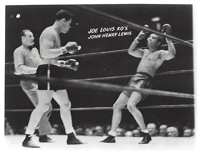 JOE LOUIS vs JOHN HENRY LEWIS 8X10 PHOTO BOXING PICTURE | eBay