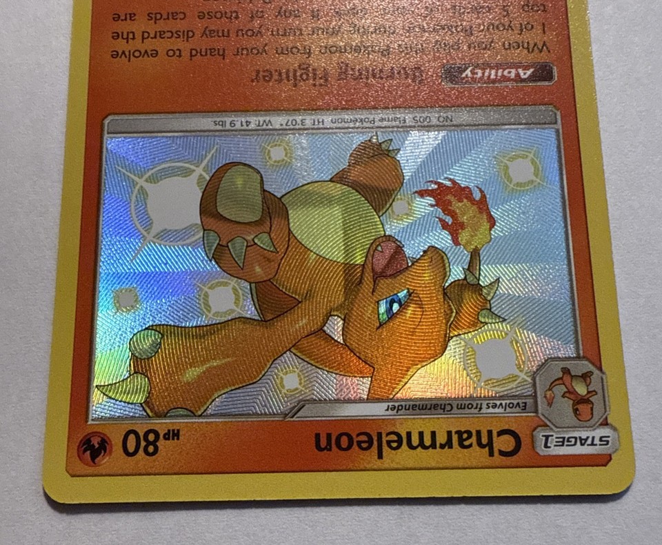 Charmeleon SV7/SV94 - Hidden Fates Baby Shiny Holo Shiny Vault Pokemon ...