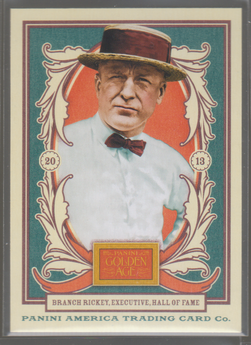 2013 Panini Golden Age #49: Branch Rickey, Executive, Hall Of Fame | eBay