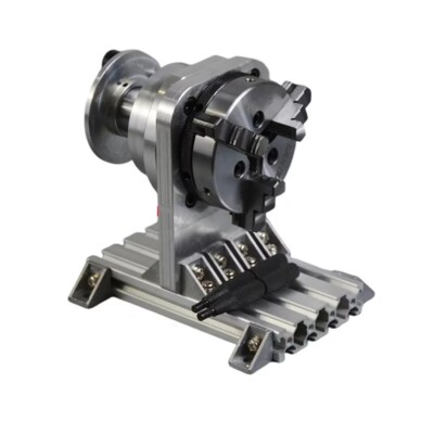 New Mini Horizontal Hand Cranked Rotating Chuck Bearing Steel Through ...