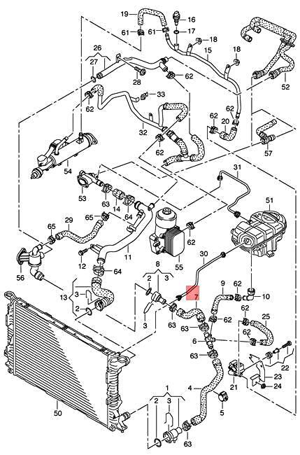 Genuine AUDI A6 Avant S6 quattro 4G2 4G5 Coolant Hose 4G0121055AB | eBay