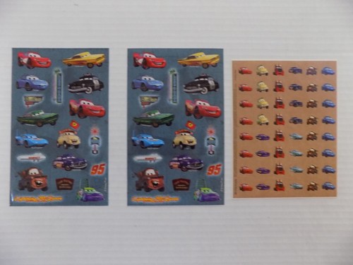 Disney Cars Stickers Three Sheets Lightning McQueen NOS HTF RARE | eBay