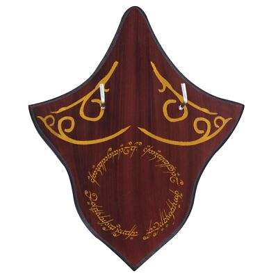 Wood Grain Wall Plaque Inspired Decorative Sword Dagger Wall Mount ...