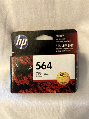 HP 564 Photo Ink Cartridge Sealed JAN 2024 Only for Use In 5 Cartridge ...