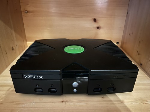 Microsoft Xbox Original - Black - Tested - READ Description. Console ...