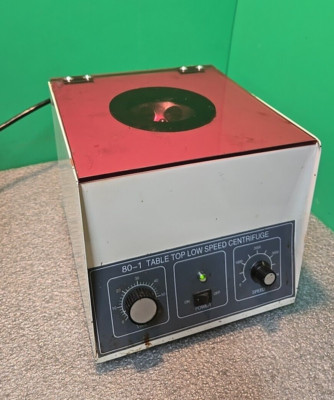 80-1 TABLETOP Centrifuge - 6 Tube Capacity Adjustable Speed (0-4000 RPM ...