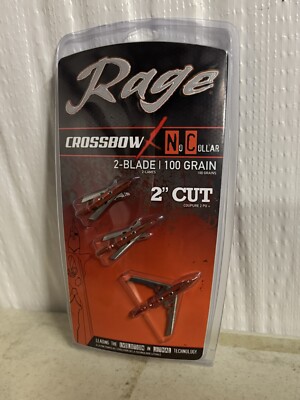 Rage Crossbow X NC Broadhead - Brand New | eBay